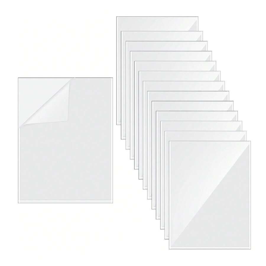 20 feuilles autocollantes de plastification A4, 8,3 x 11,7 pouces ...