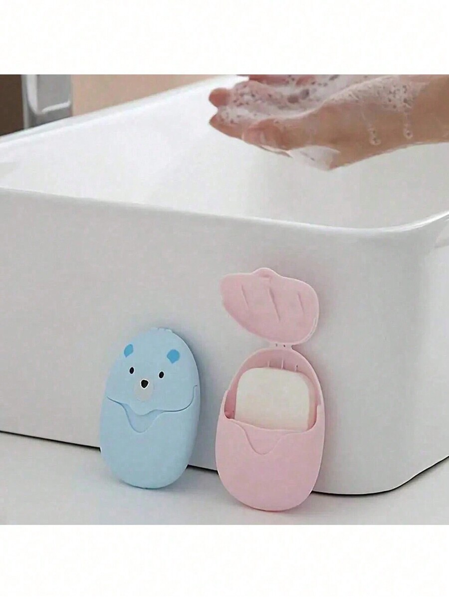 50pcs/Set Disposable Mini Travel Soap Tablets, Portable Hand Washing ...