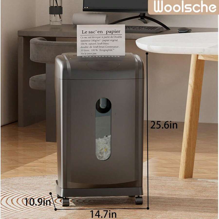 Paper Shredder For Home, 18-Sheet Cross Cut With 7.8-Gallon Basket, P-4 ...