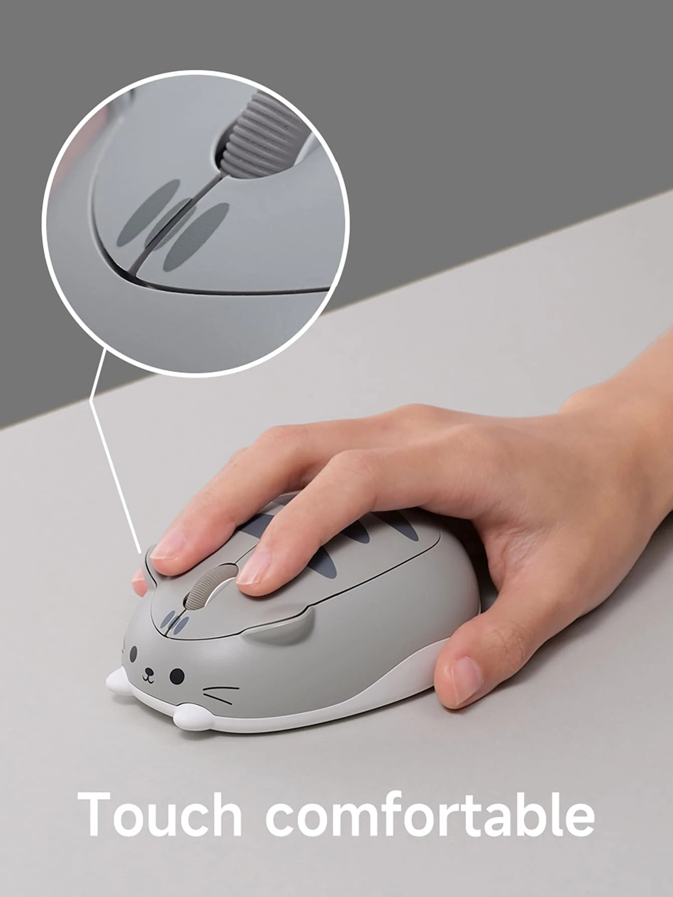 MONSGEEK AKKO Cat Wireless Mouse Portable Performance 2.4G Wireless ...