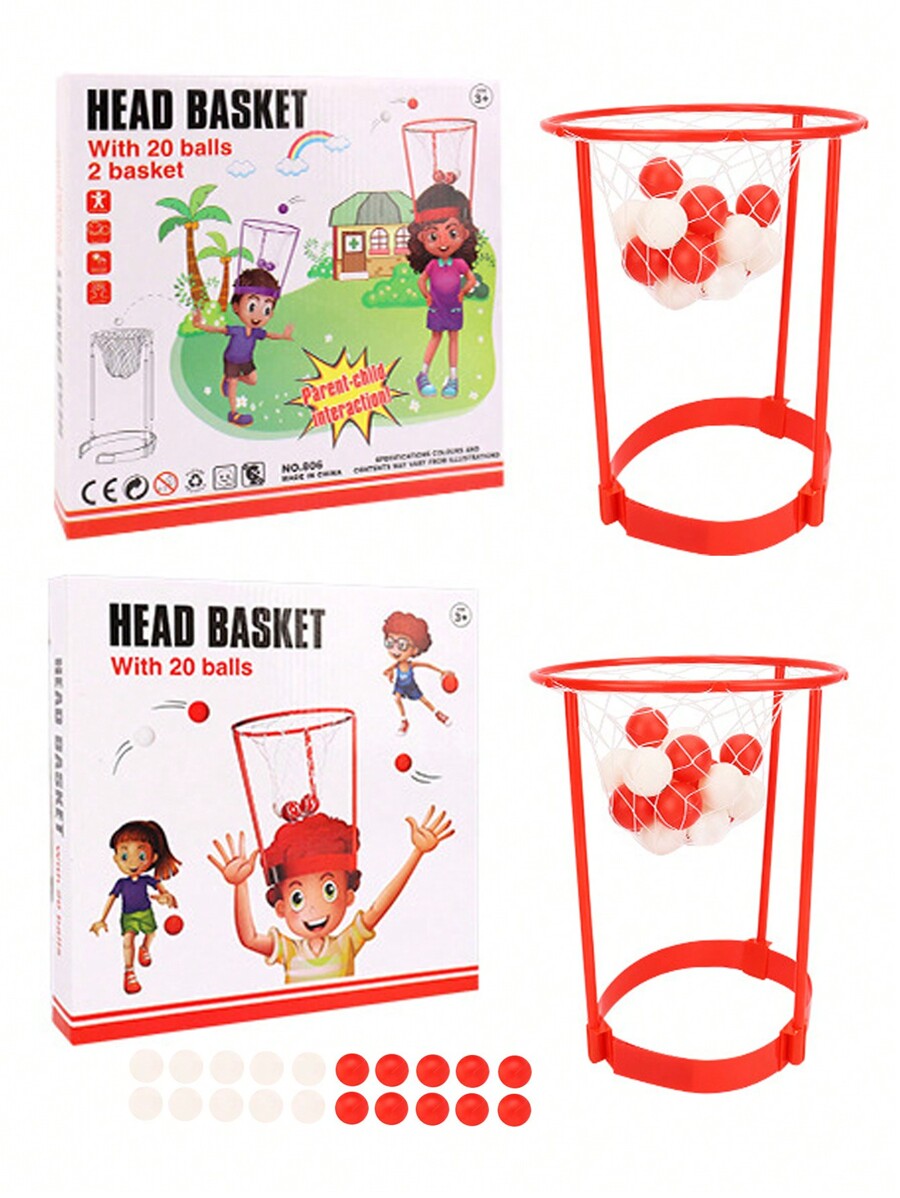 2sets Head Hoop Basketball Party Game For Kids And Adults, Adjustable ...