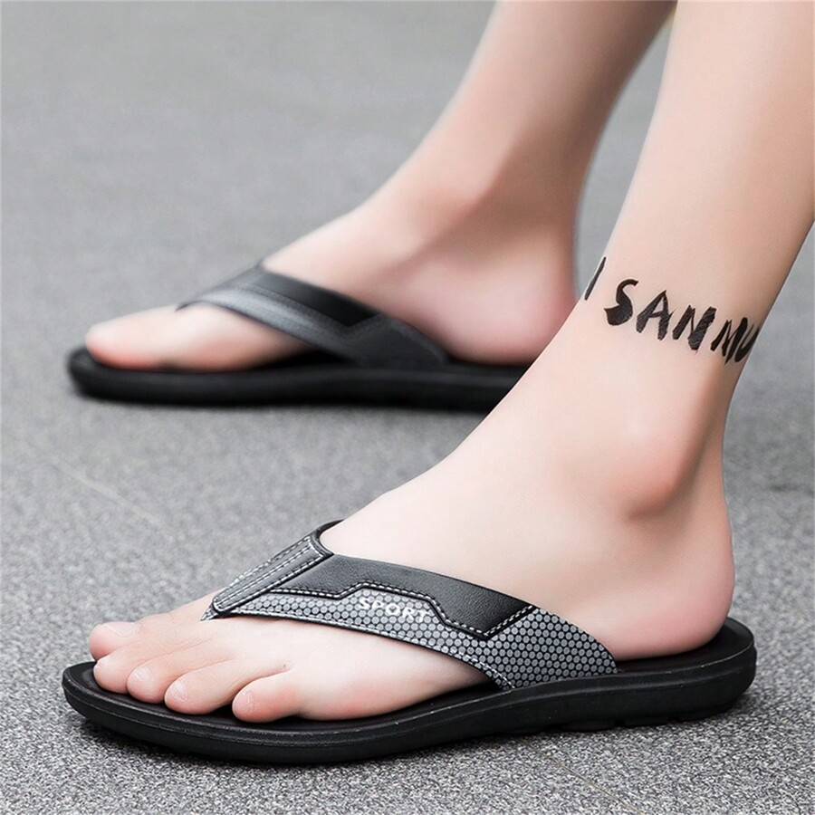 Chinelo moderno para homem tendência 2024, chinelos de verão para uso ...