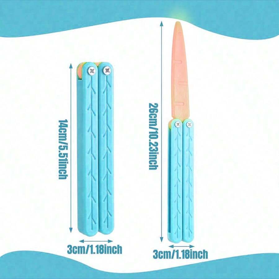 Butterfly Knife, Carrot Knife, Folding Knife, Decompression Toy, Flip ...