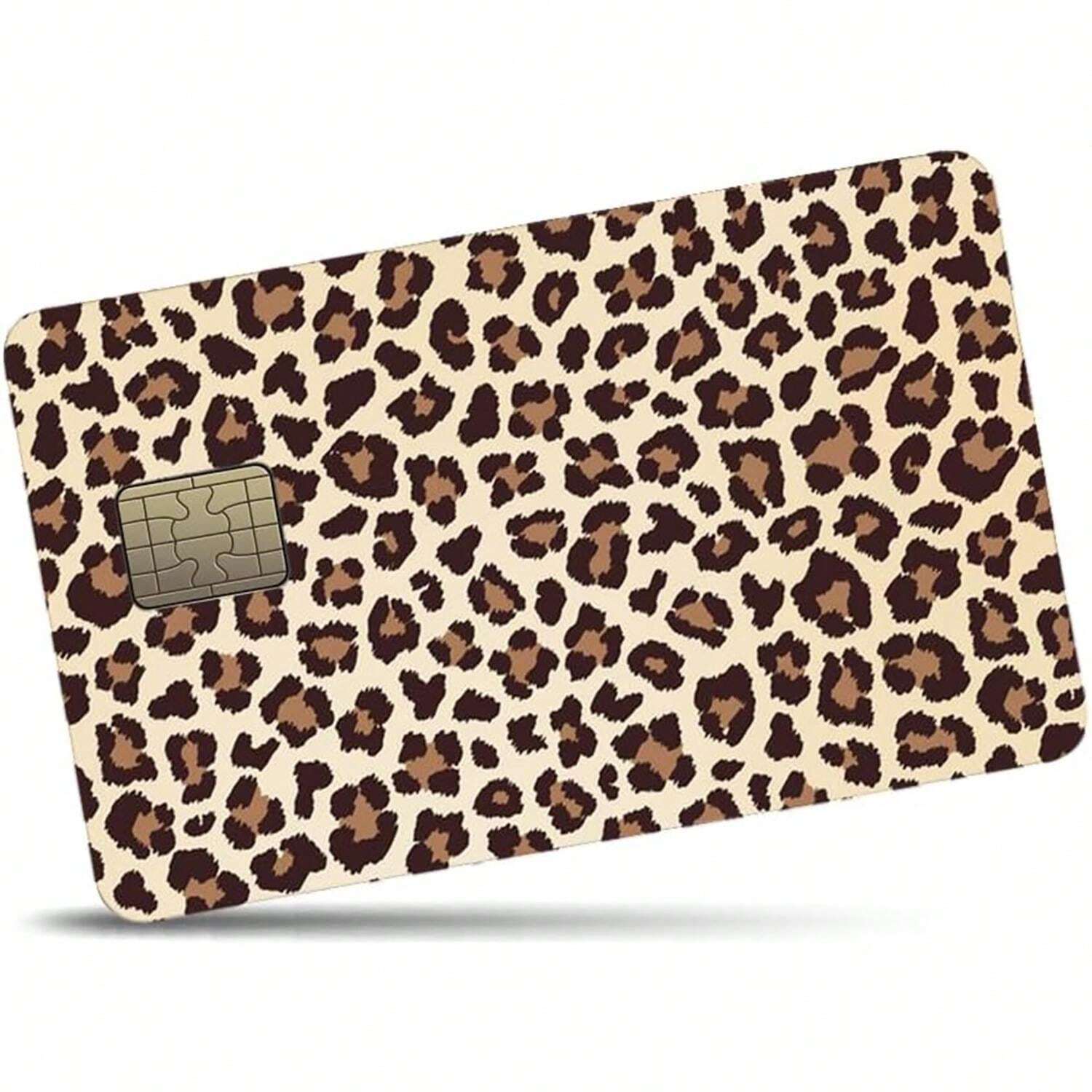 Leopard 4pcs Debit Card Skin Credit Card Skin For Transportation, Key ...