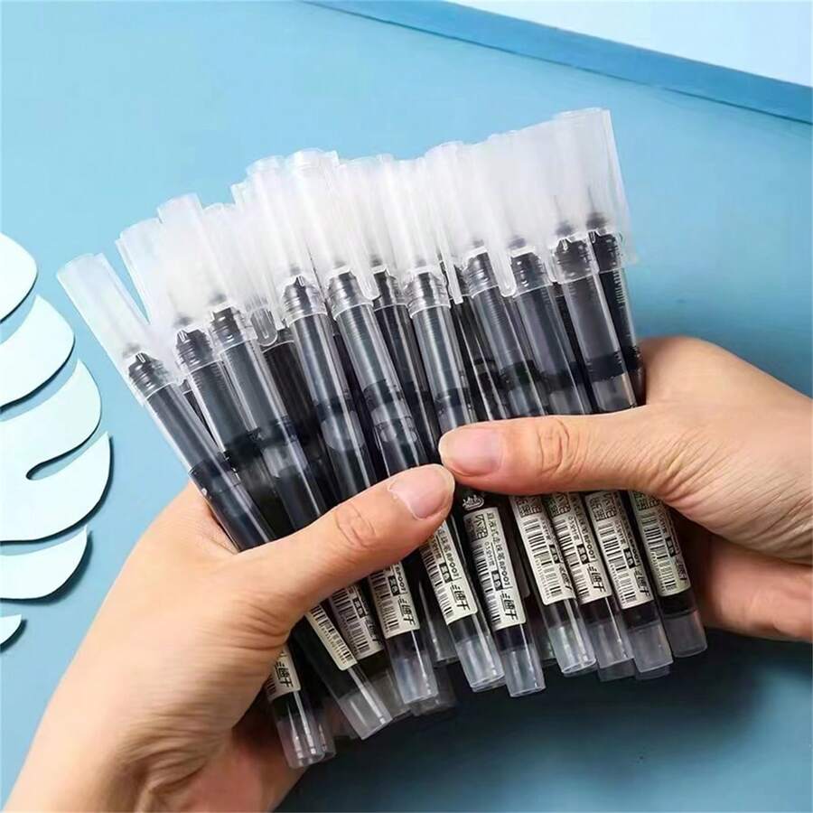 0.5mm Direct Liquid Type Ballpoint Pen, Neutral Pen, Student Carbon Pen ...