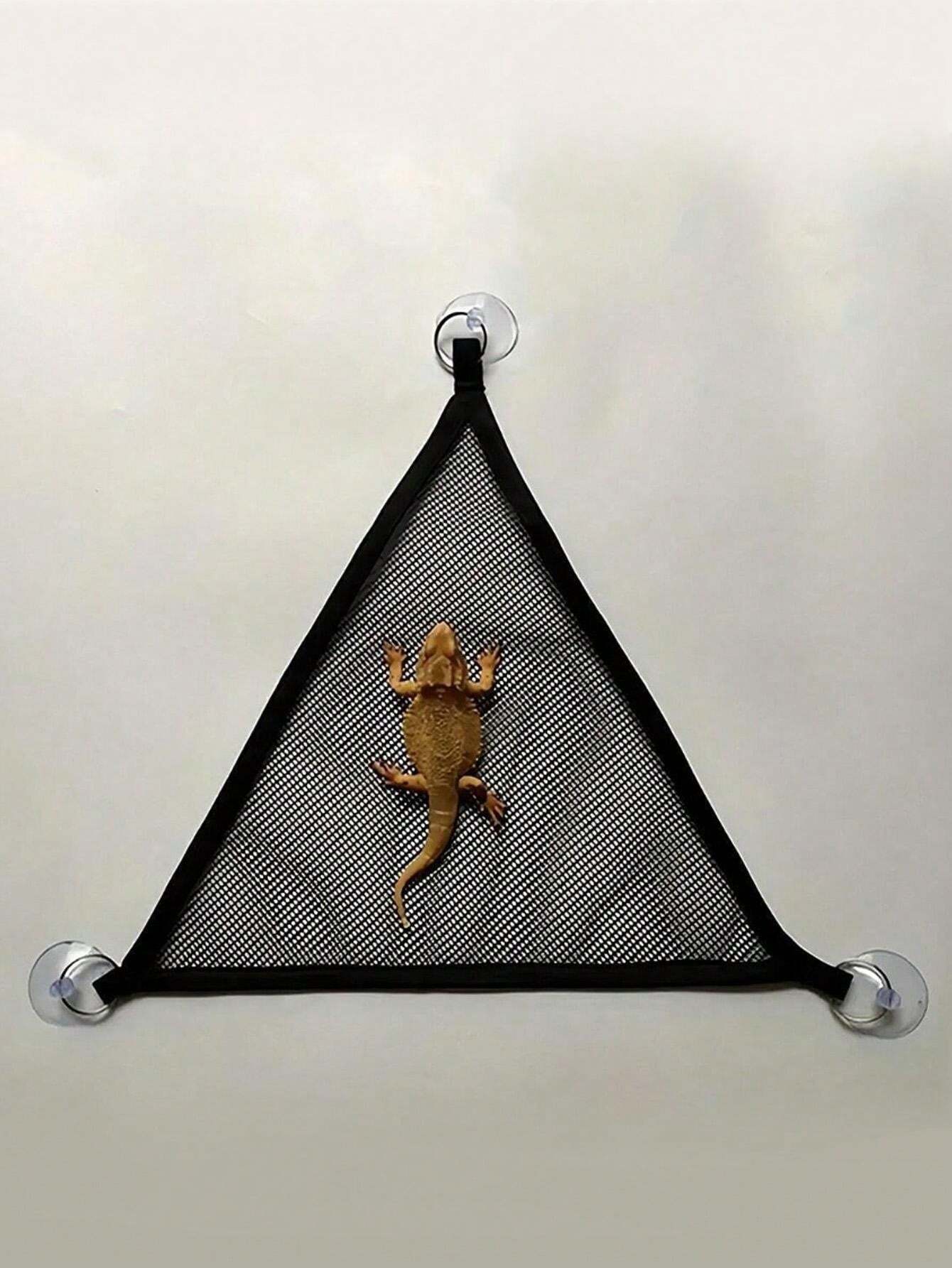 Triangle Pet Hammock, 1pc Foldable Mesh Bearded Dragon Hammock With ...