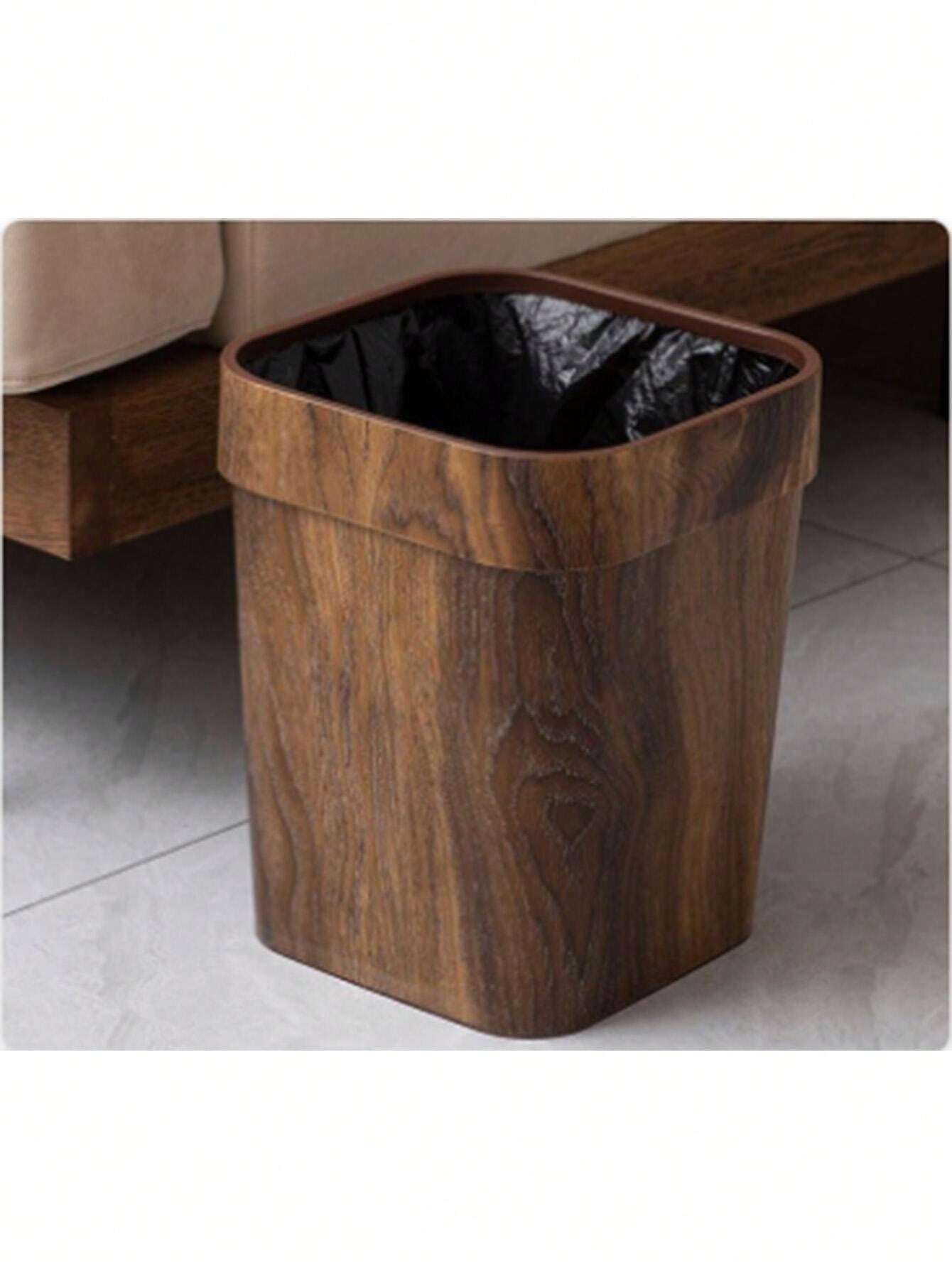 Plastic Trash Can With Pressing Ring Bedroom 12 Liter / 3 Gallon ...