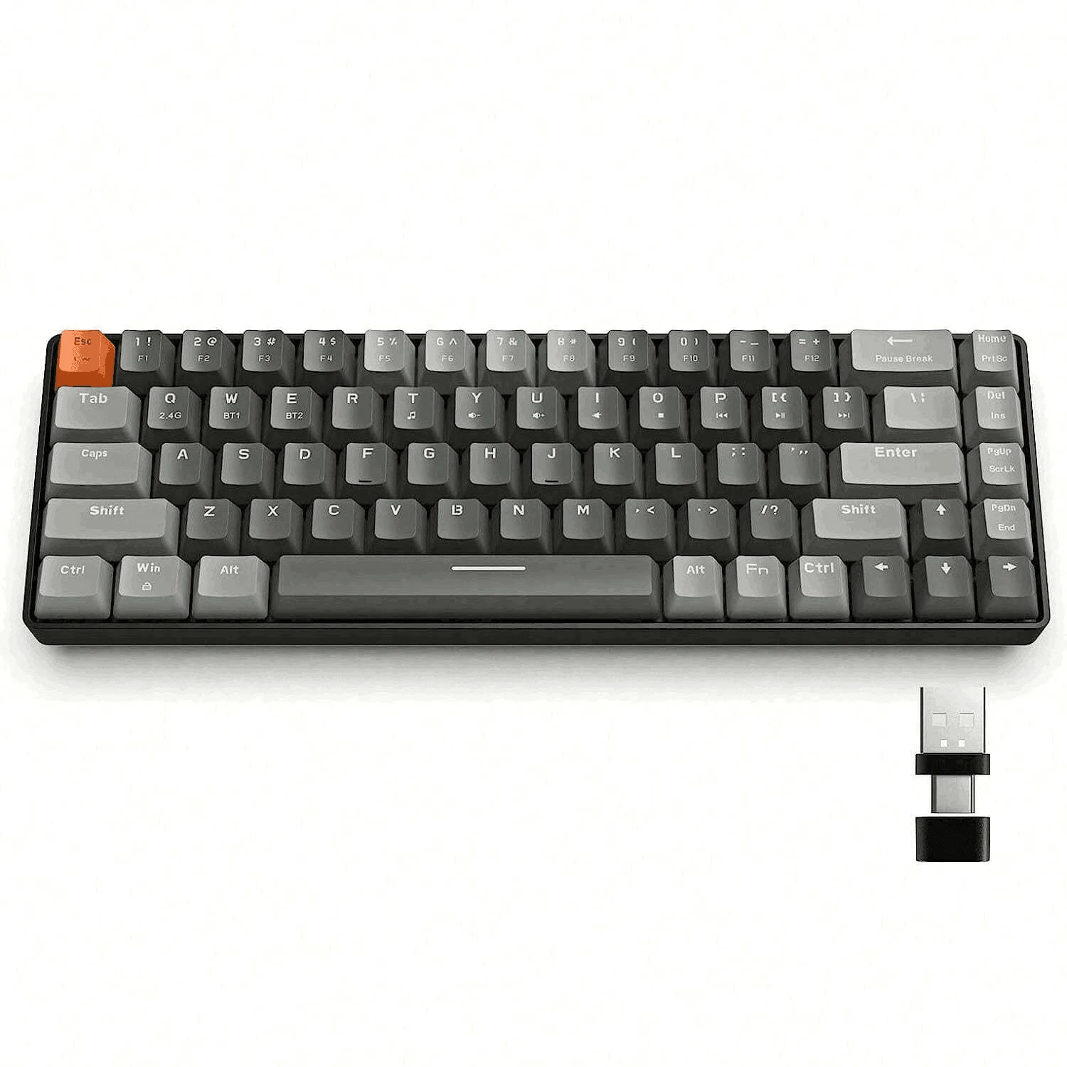 MAGIC-REFINER MAGIC-REFINER RK68 Wireless Mechanical Keyboard, 60% ...