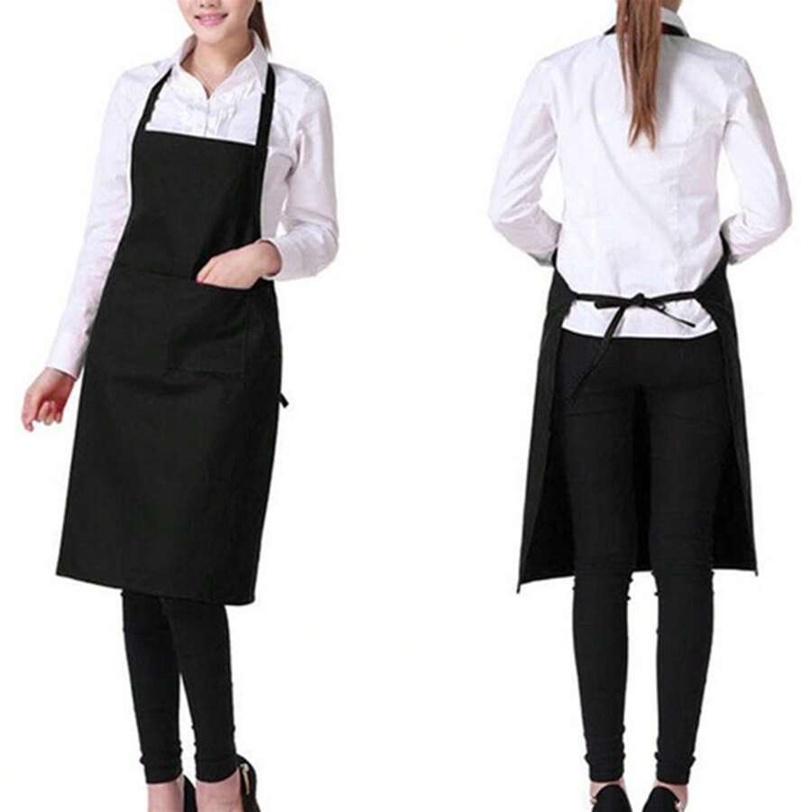 Fashion Women's Housewife Kitchen Aprons Water And Oil Proof Cook ...