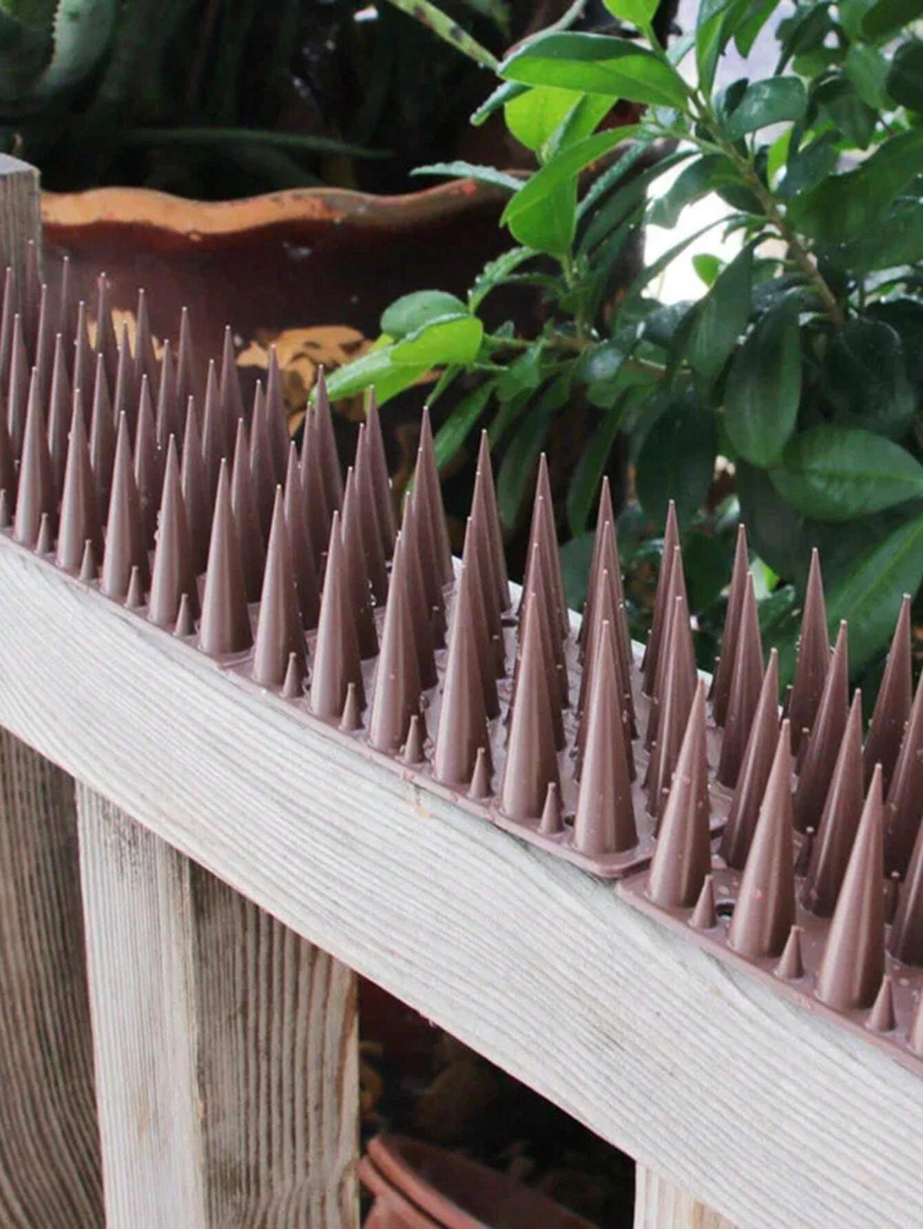 12Pcs Gardening Bird Repellent Mat Fence Wall Anti-Theft Spikes Anti ...