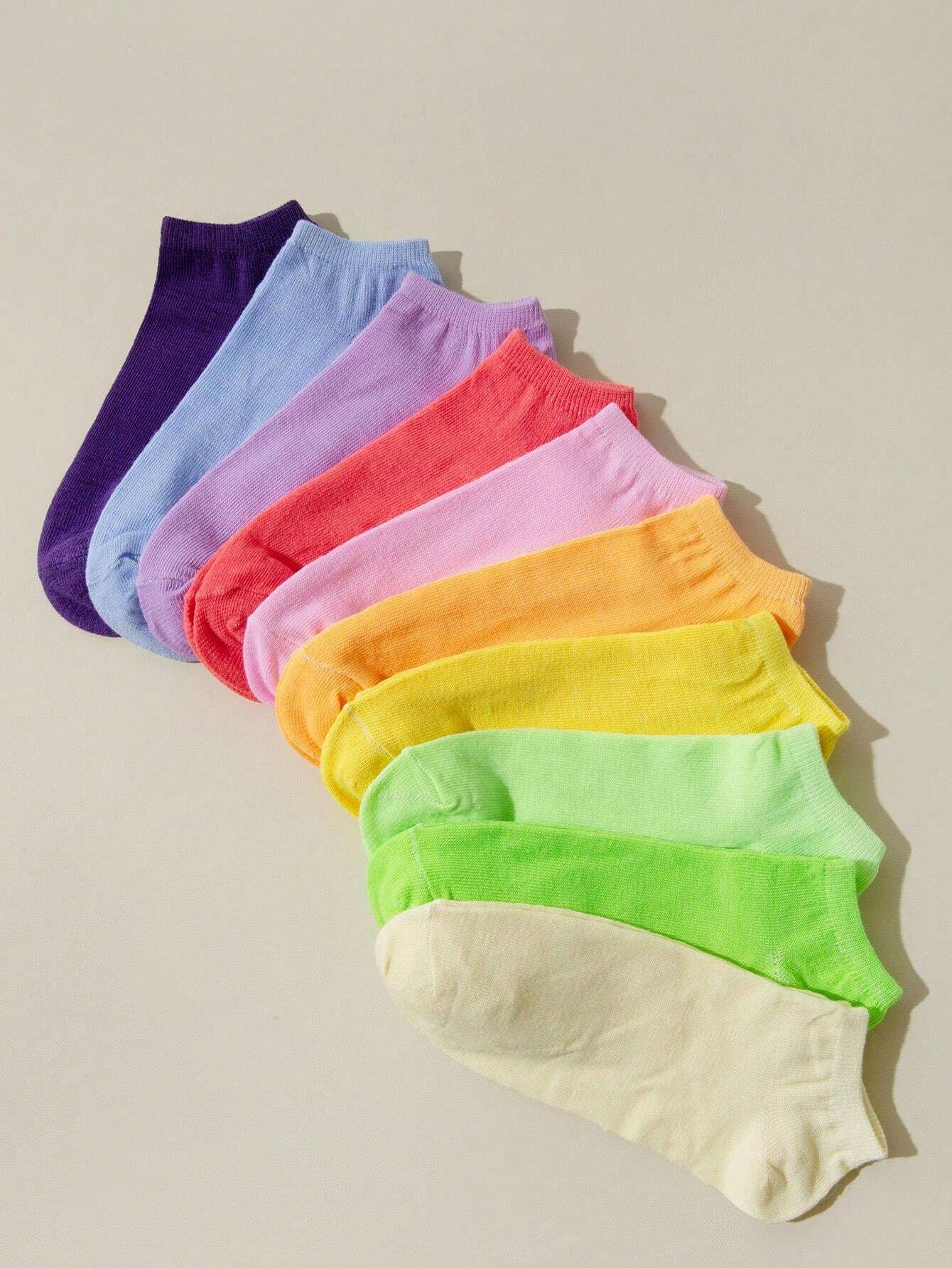 Paquete de 30 pares de calcetines cortos para mujer, en colores de ...