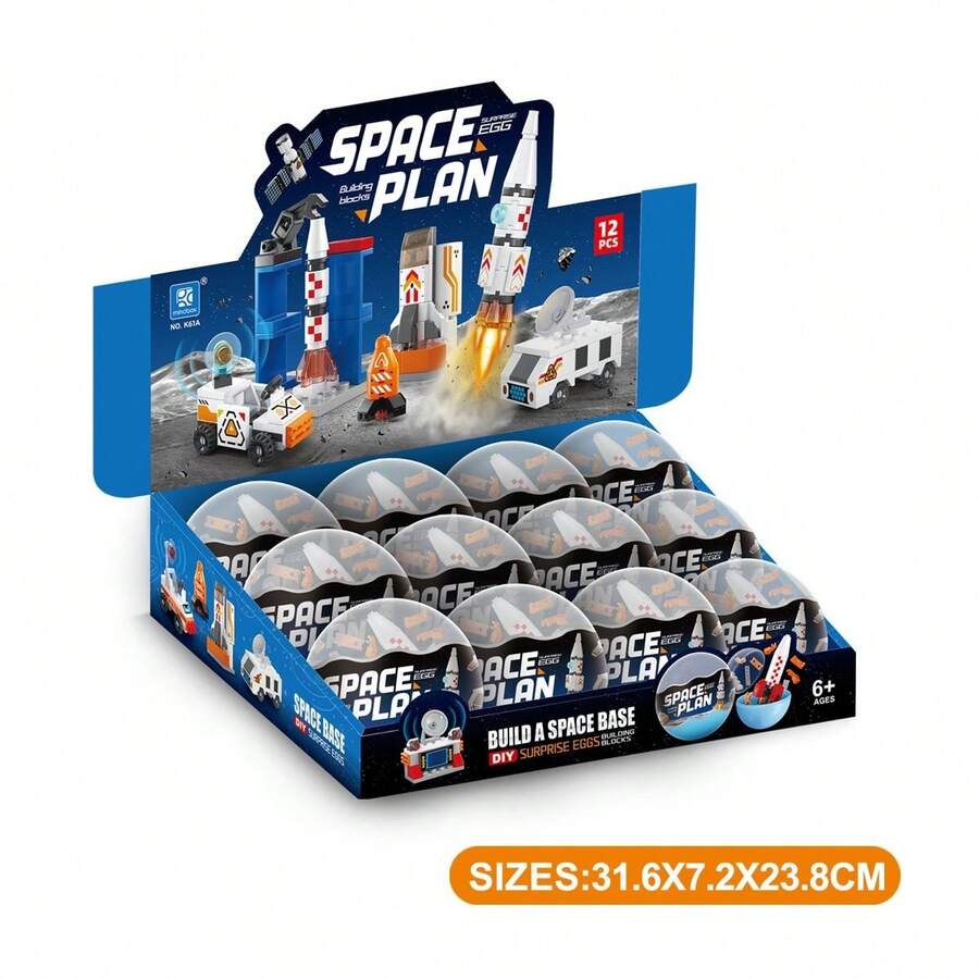 12-In-1 Space Rocket Capsule Toy Vending Machine Game For Kids ...