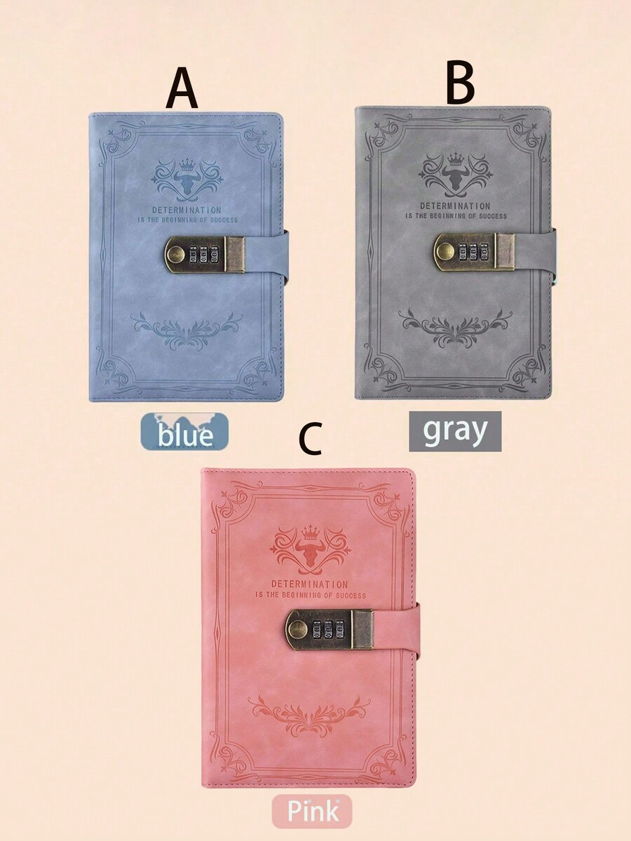 1pc Vintage Design Cover Notebook | SHEIN USA