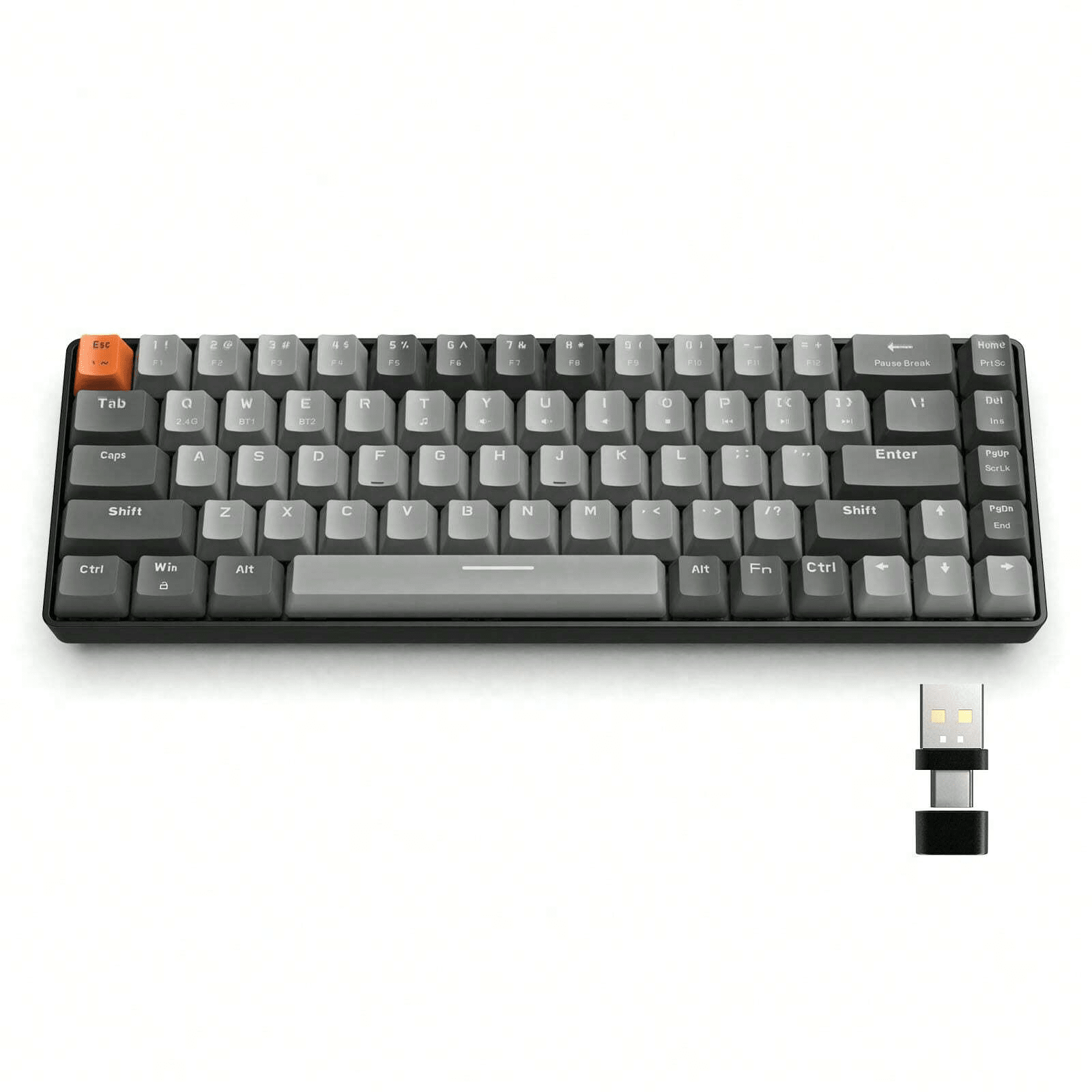 MAGIC-REFINER MAGIC-REFINER RK68 Wireless Mechanical Keyboard, 60% ...