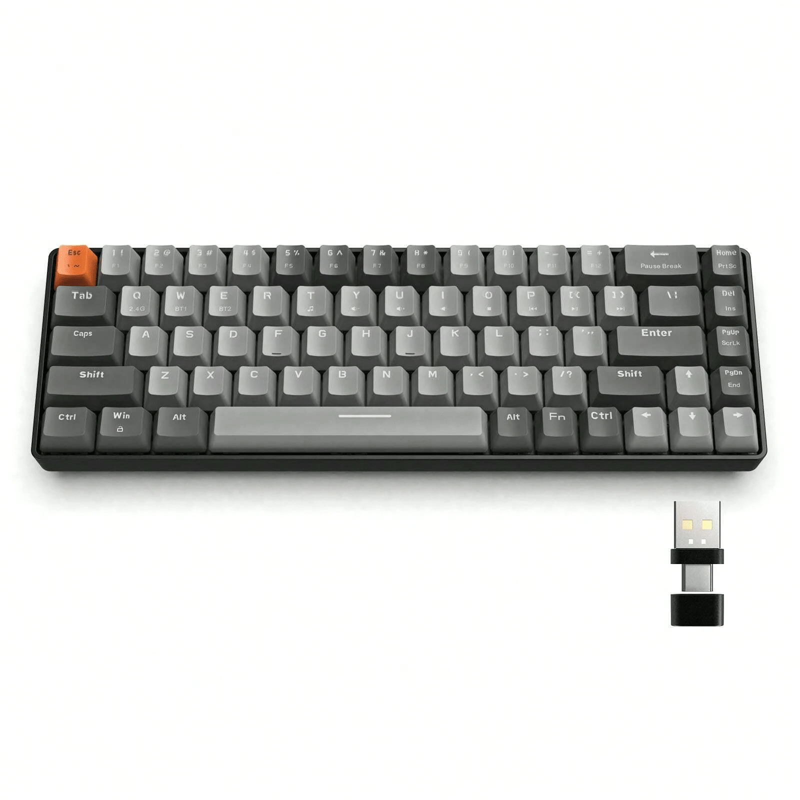 MAGIC-REFINER RK68 Wireless Mechanical Keyboard, 60% Percent Gaming ...