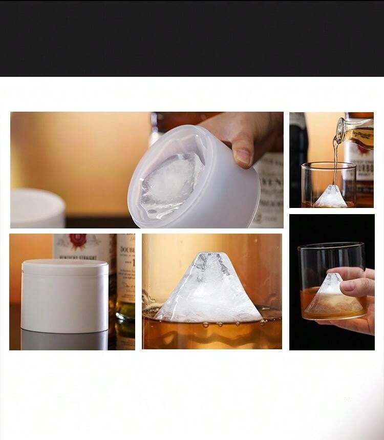 DIY Iceberg Shaped 3D Model Ice Tray, Perfect For Iced Drinks And ...