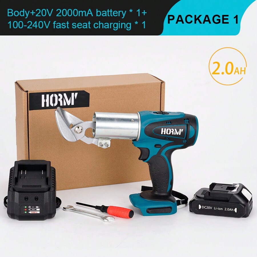 Kit de tesouras de chapa sem fio Hormy 18V com bateria única, para uso ...