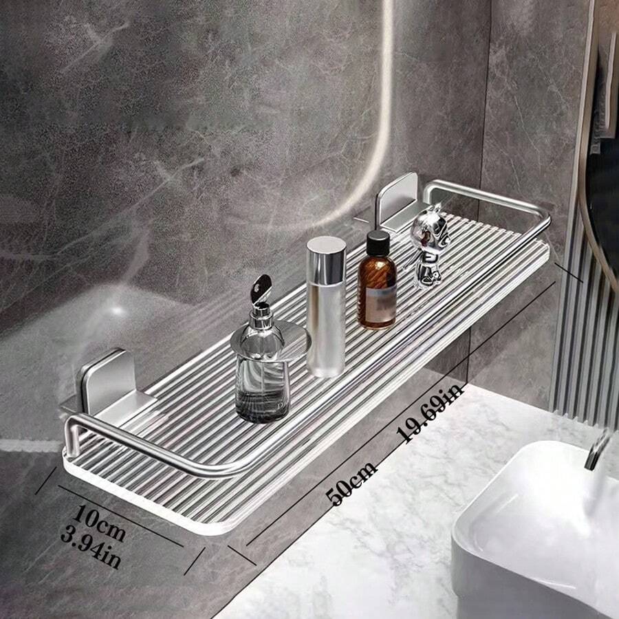 Acrylic Gold Bathroom Shelves, Luxury Vanity Storage Racks, Toilet ...