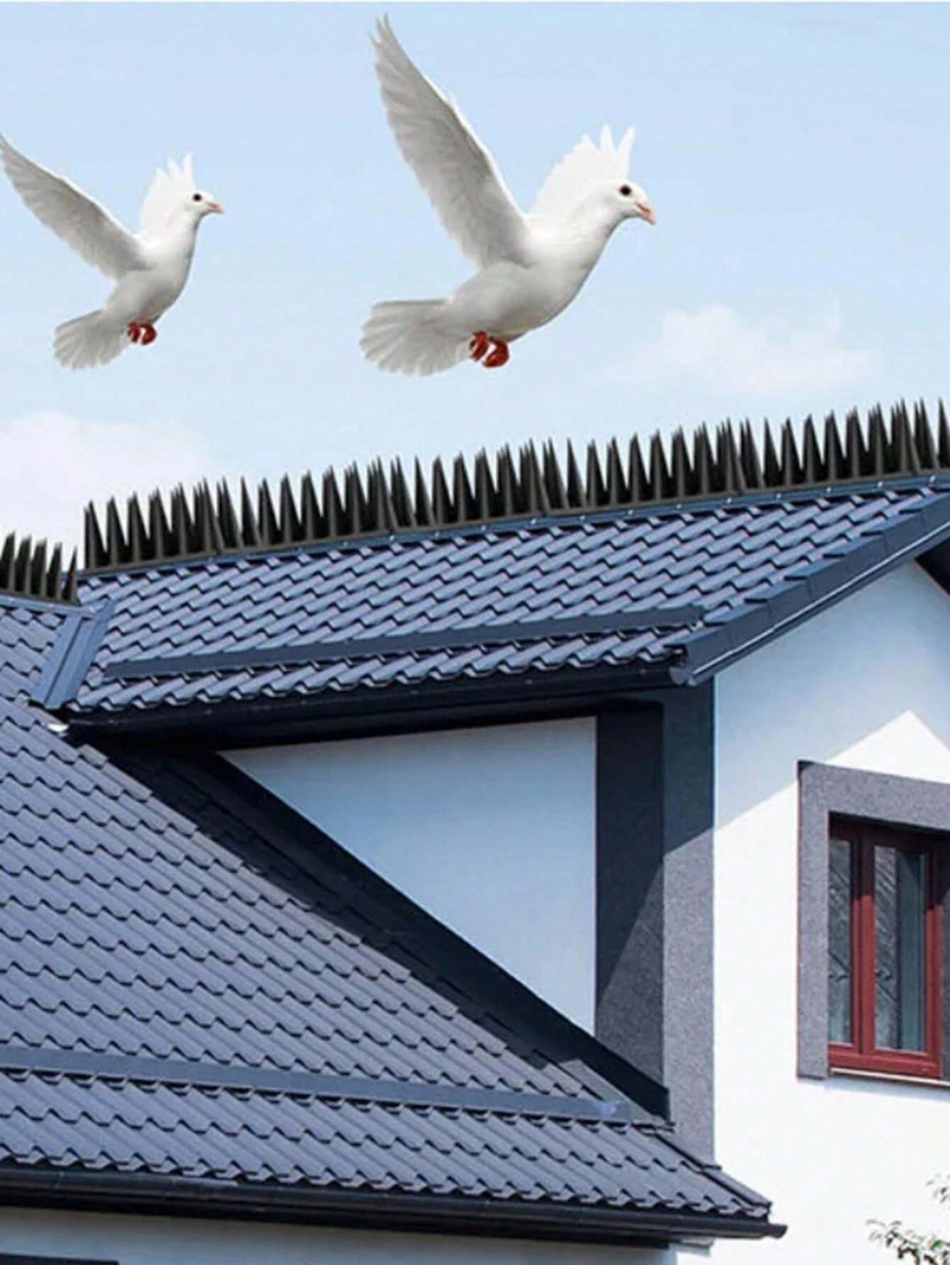 12Pcs Gardening Bird Repellent Mat Fence Wall Anti-Theft Spikes Anti ...