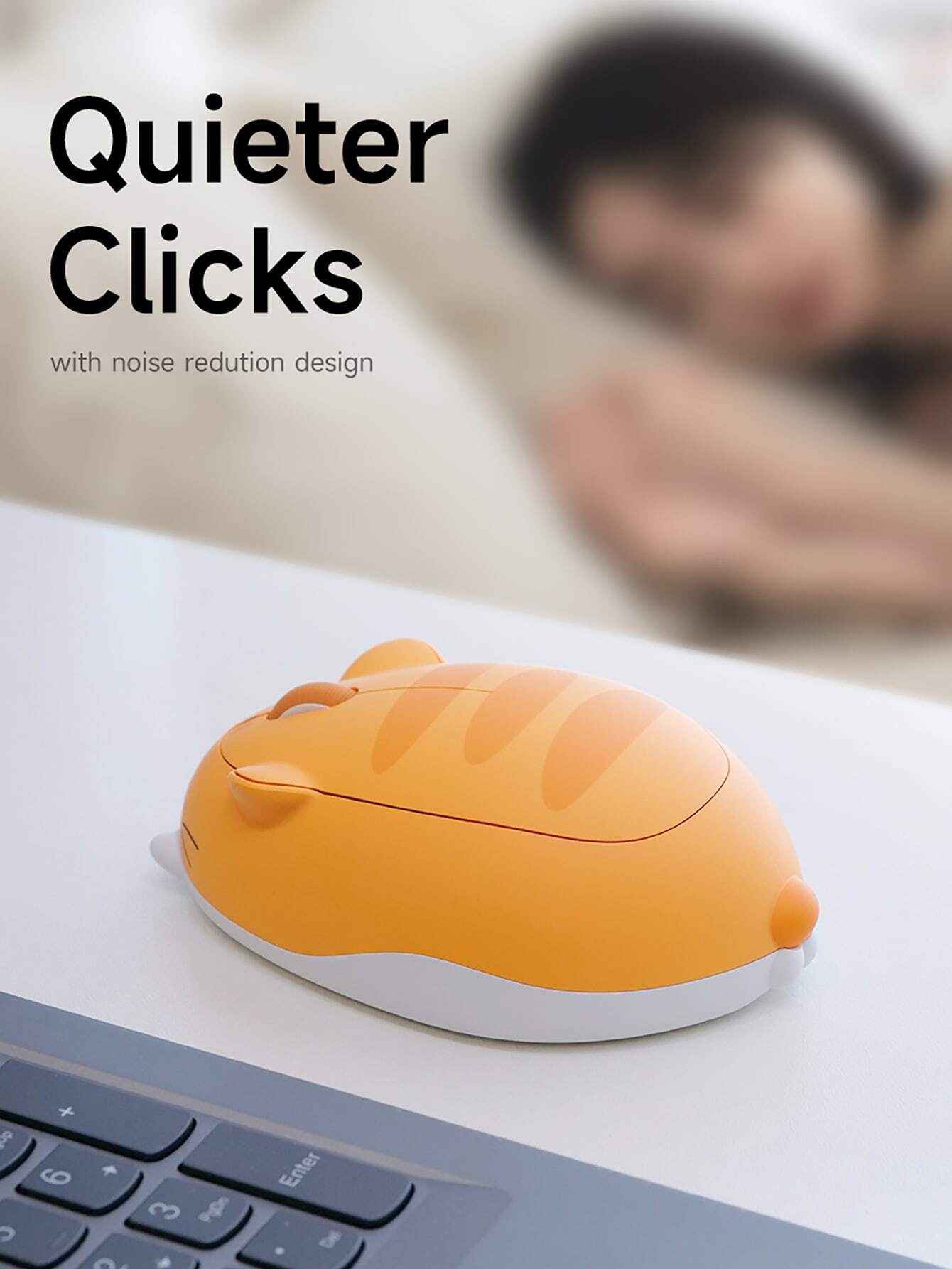 MONSGEEK AKKO Cat Wireless Mouse Portable Performance 2.4G Wireless ...