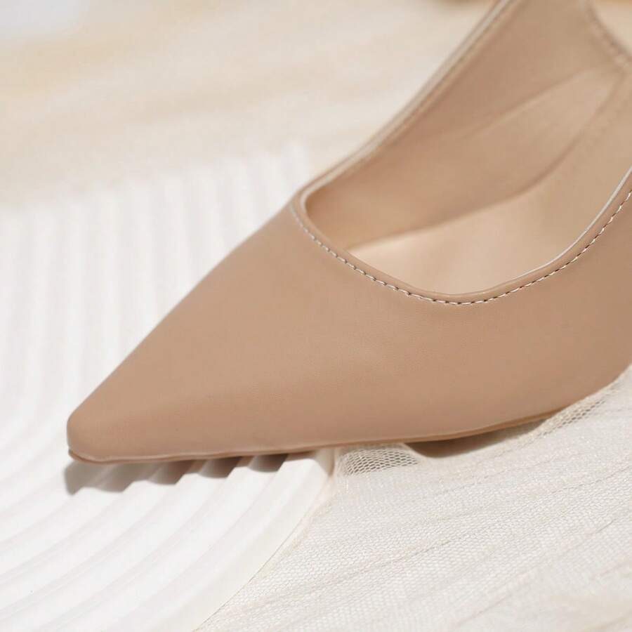 2024 New Spring Collection, Black Soft Leather Stiletto Heels For Women ...