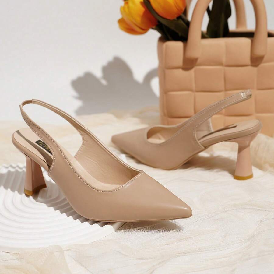 2024 New Spring Collection, Black Soft Leather Stiletto Heels For Women ...