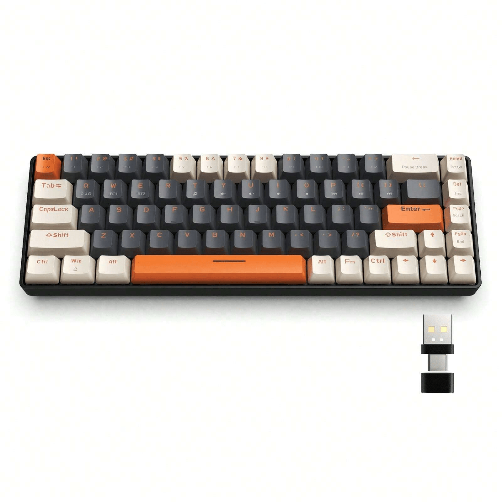 MAGIC-REFINER MAGIC-REFINER RK68 Wireless Mechanical Keyboard, 60% ...