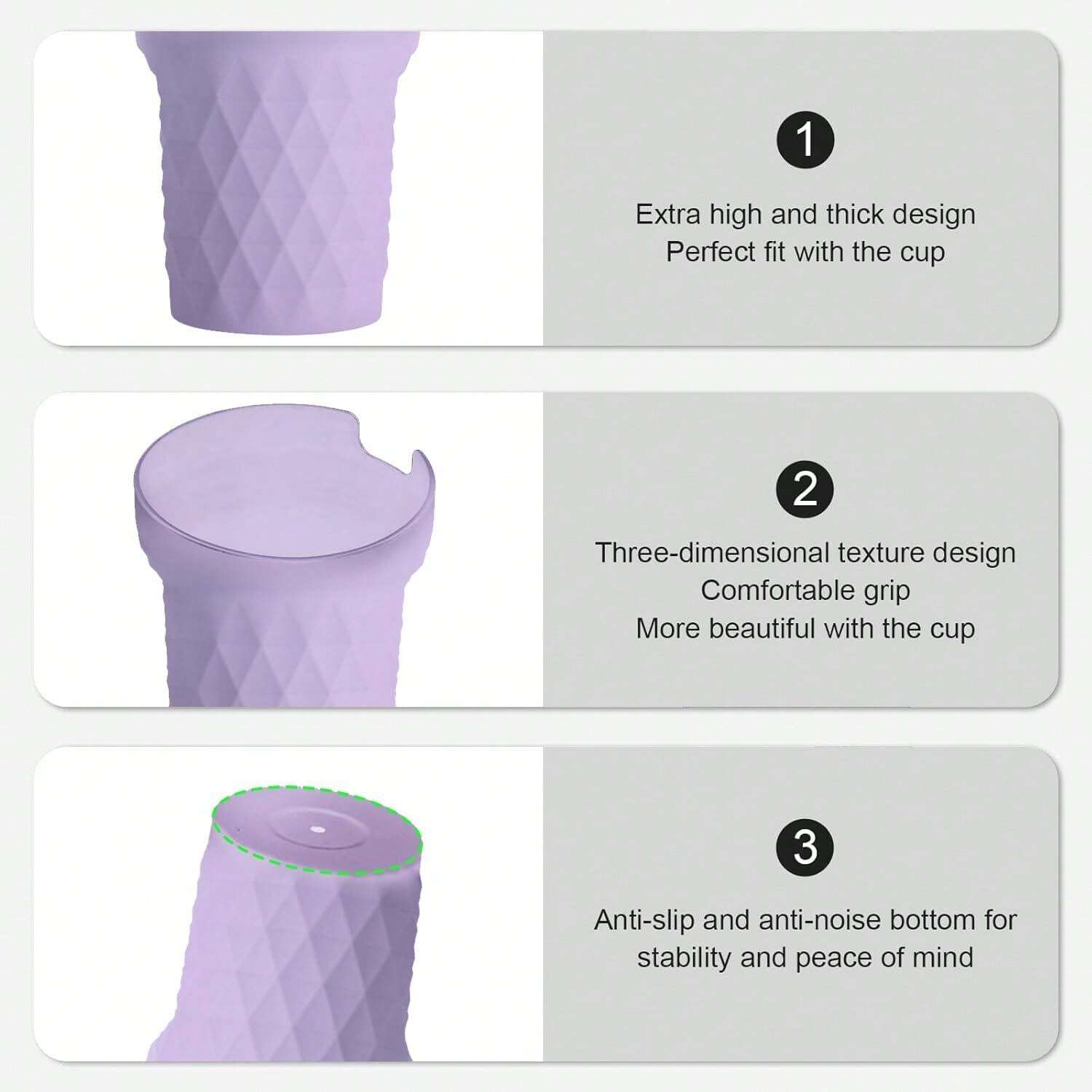 Protection en silicone pour tasse 40 oz, manchon de protection en ...