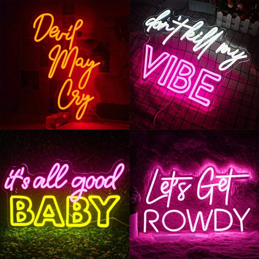 Devil May Cry Neon Sign, LED Wall Decor For Game Room And Man Cave ...