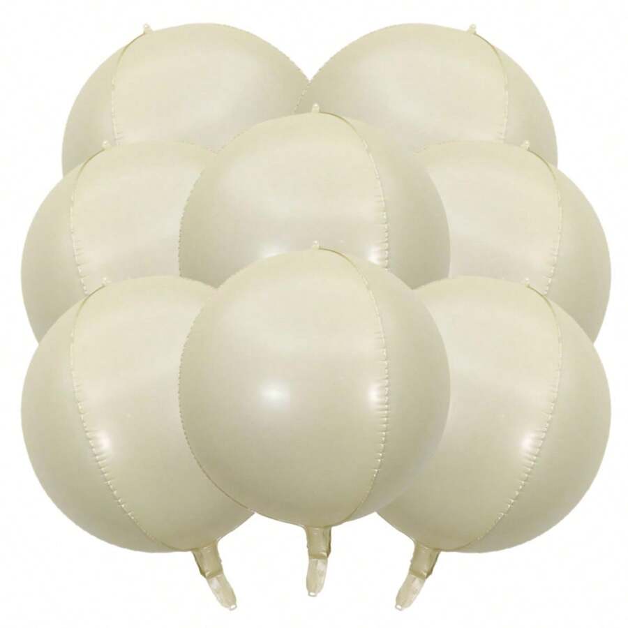 Holographic Laser Balloons 22 Inch Large 4D Sphere Foil Mylar Balloons ...