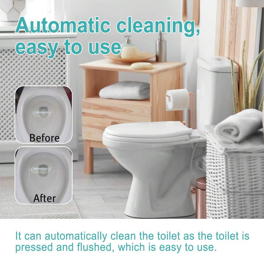 Automatic Toilet Cleaning Detergent, Cleansing Spirit, Removes Odor ...