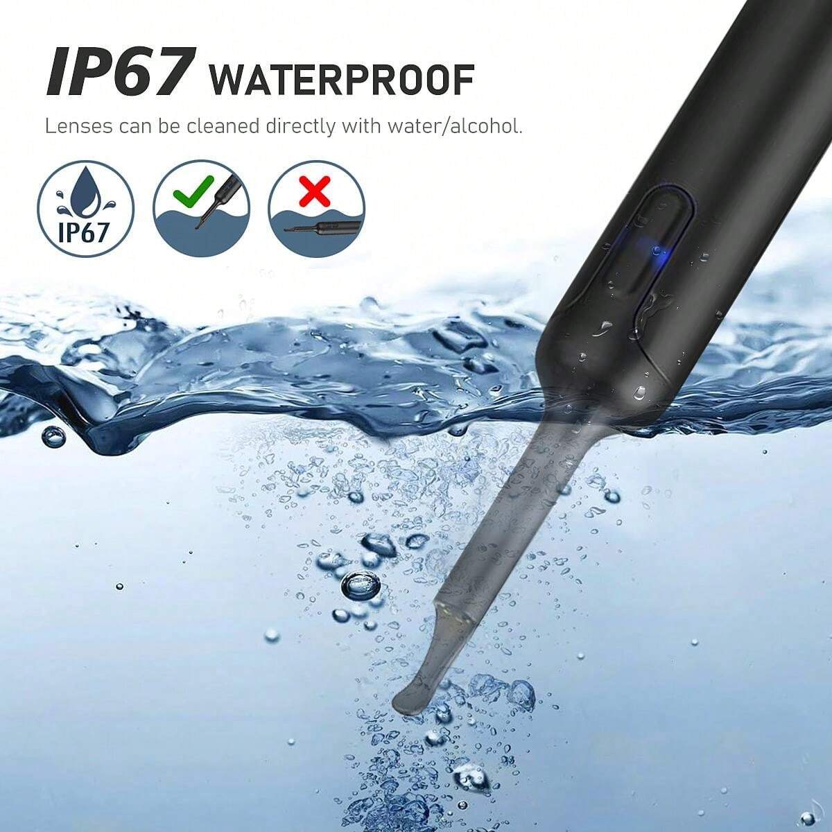 1pc Visible Ear Pick With Wireless Wif Connection, HD Borescope ...