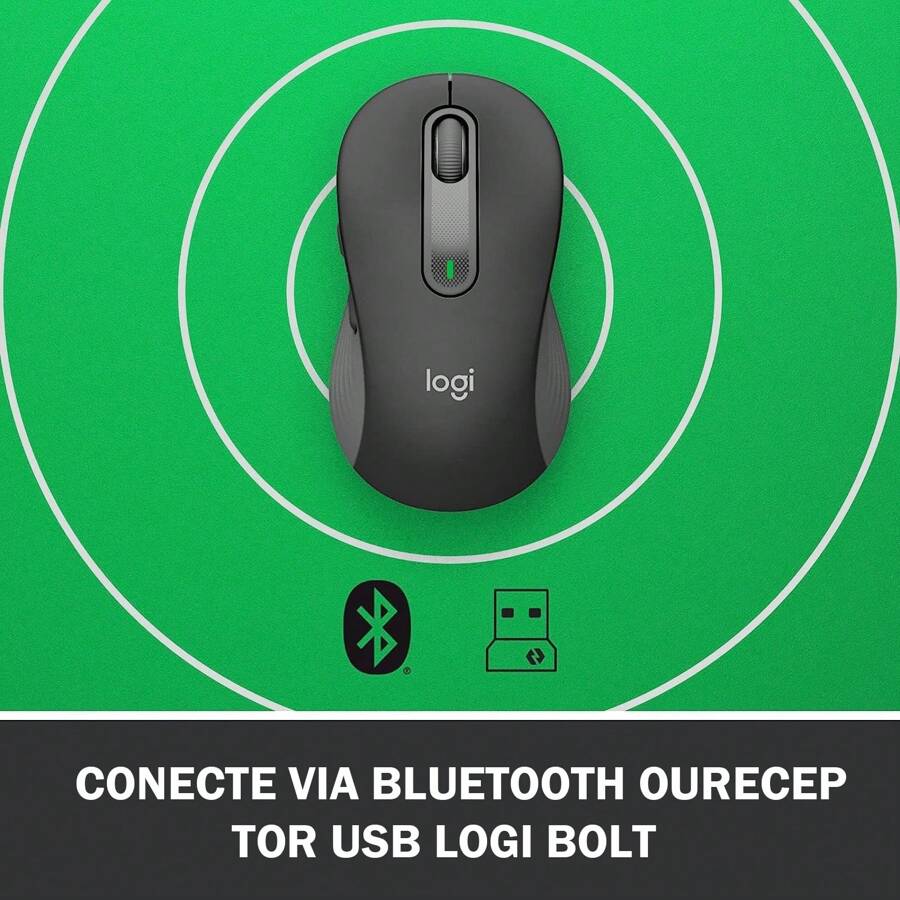 Logitech M650 L Full Size Wireless Mouse ,For Large Sized Hands, Silent ...