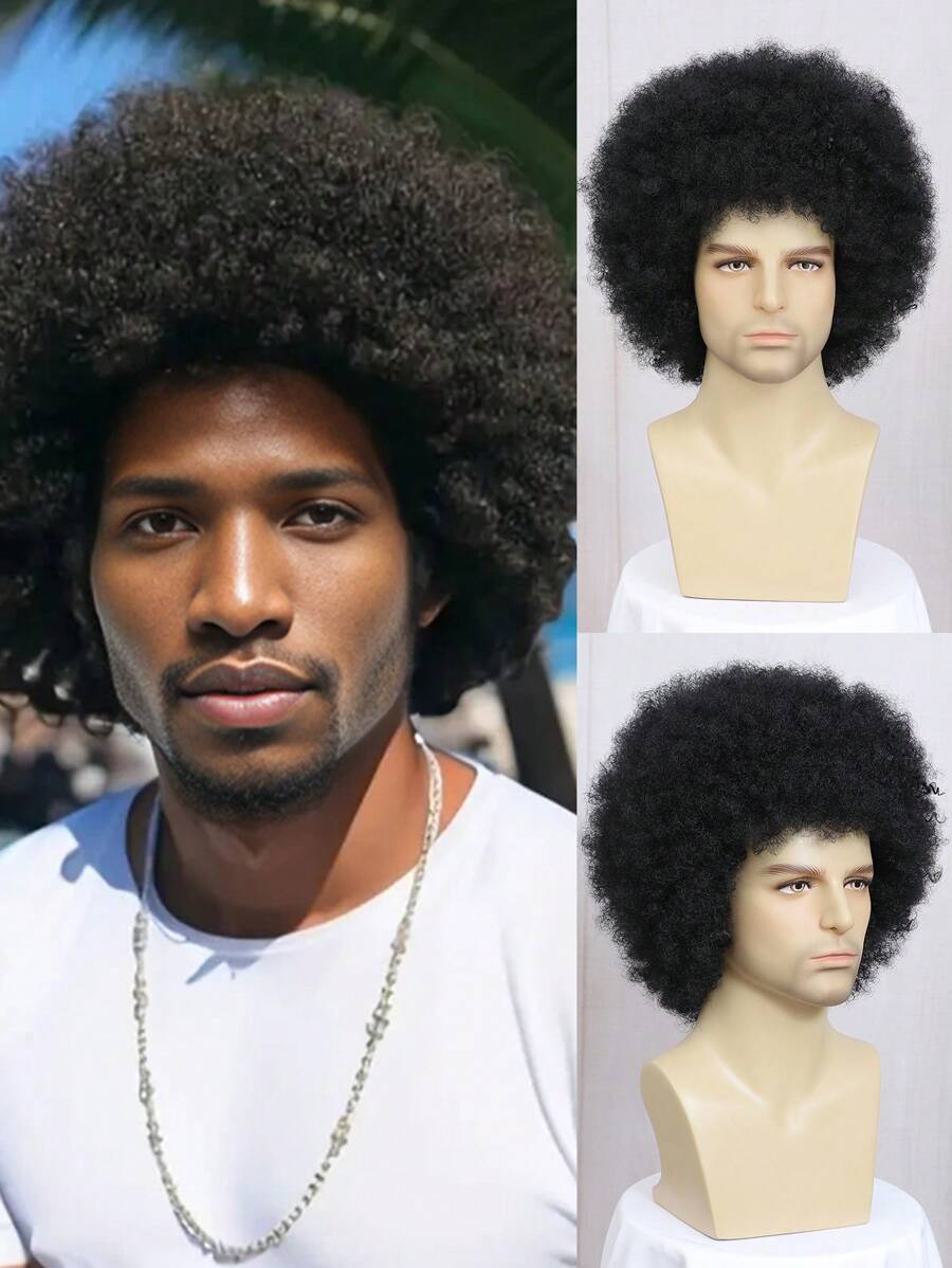 Soft Afro Hair Wig For Women Afro Kinky Curly Hair Wigs With Bangs ...