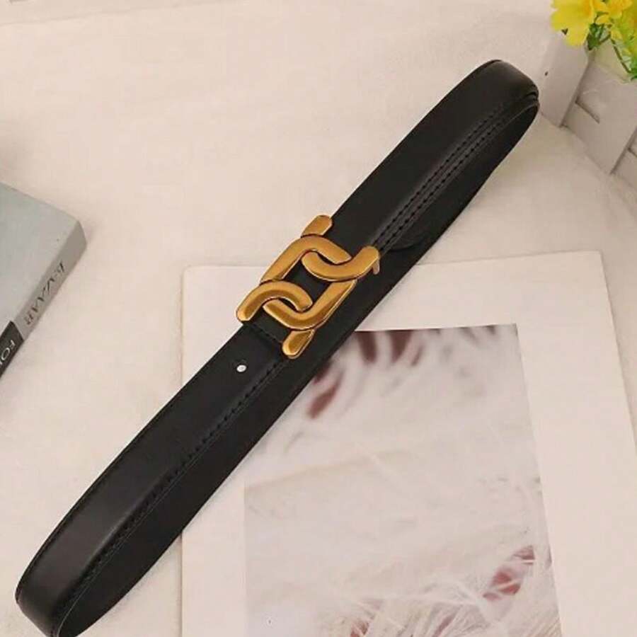 Ladies Belt, Buckle Closure, Simple And Versatile Design To Match With ...