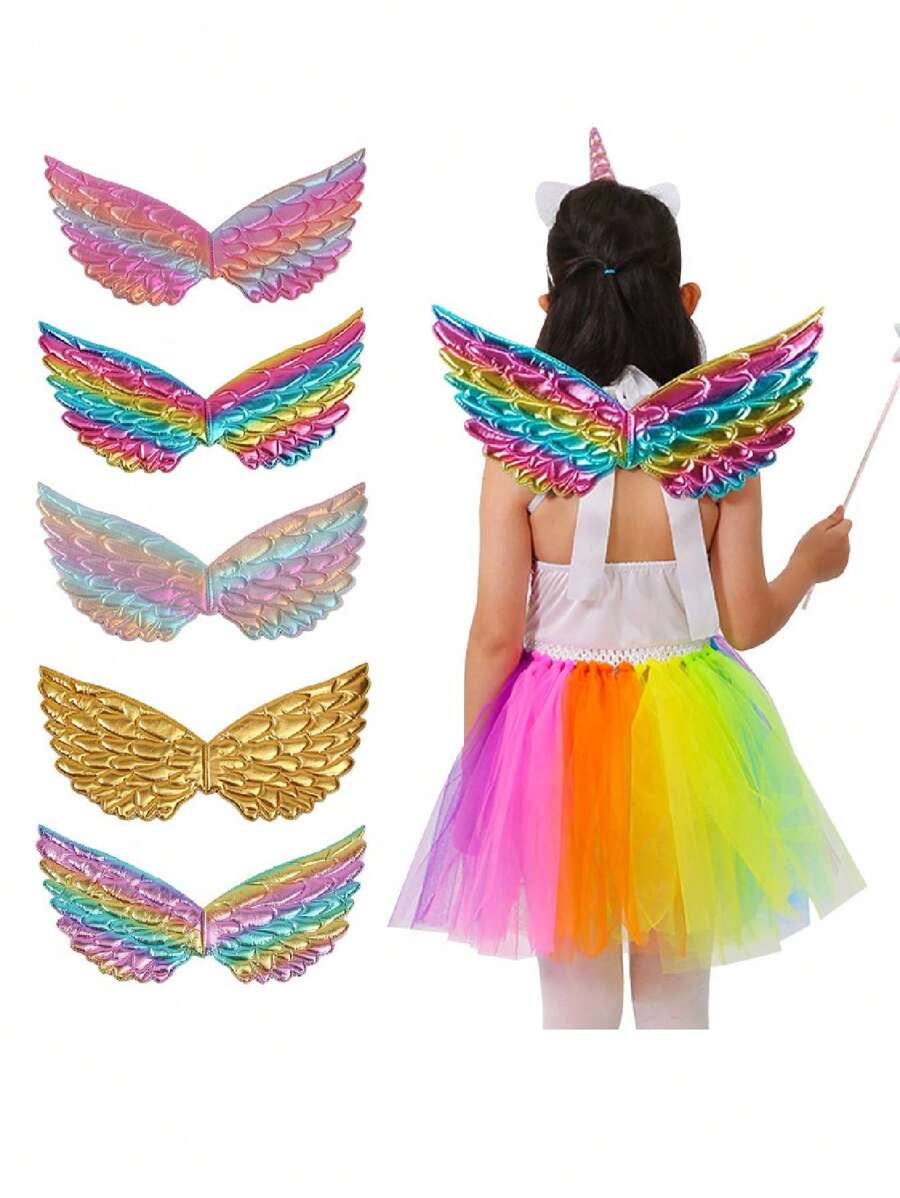 Festival Party Angel Wings Costume For Makeup, Dance, Cosplay ...