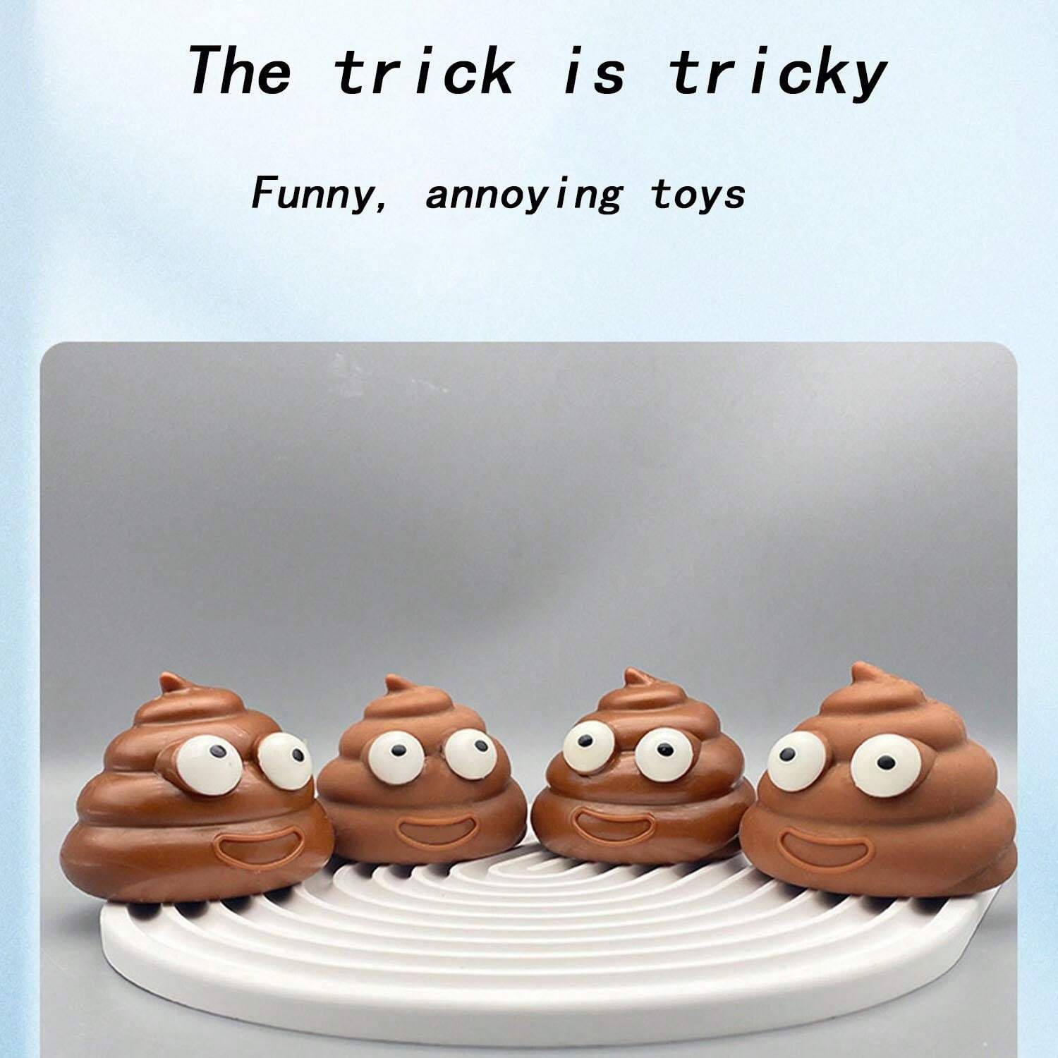 Funny & Interesting TPR Decompression Toy, Stress Relief Squishy Poop ...