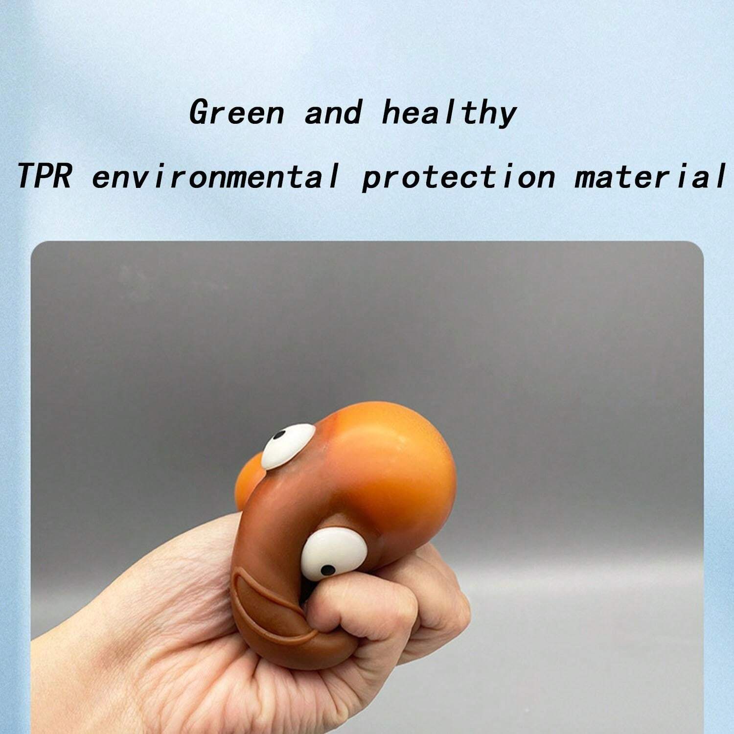 Funny & Interesting TPR Decompression Toy, Stress Relief Squishy Poop ...