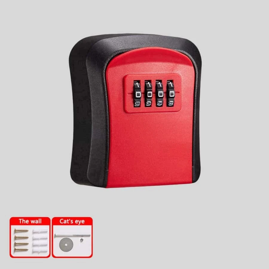 Password Key Box, Waterproof Anti-Theft Door Site Cat Eye Lock Key ...