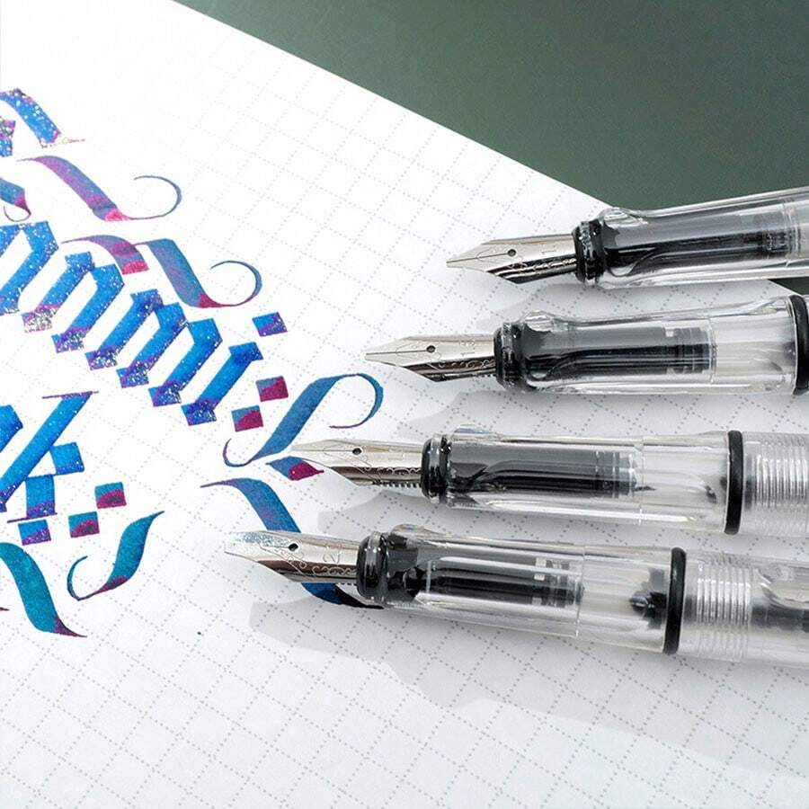 50pcs 3.4MM Fountain Pen Ink Sac Cartridges, Black, Blue, Red, Dark ...