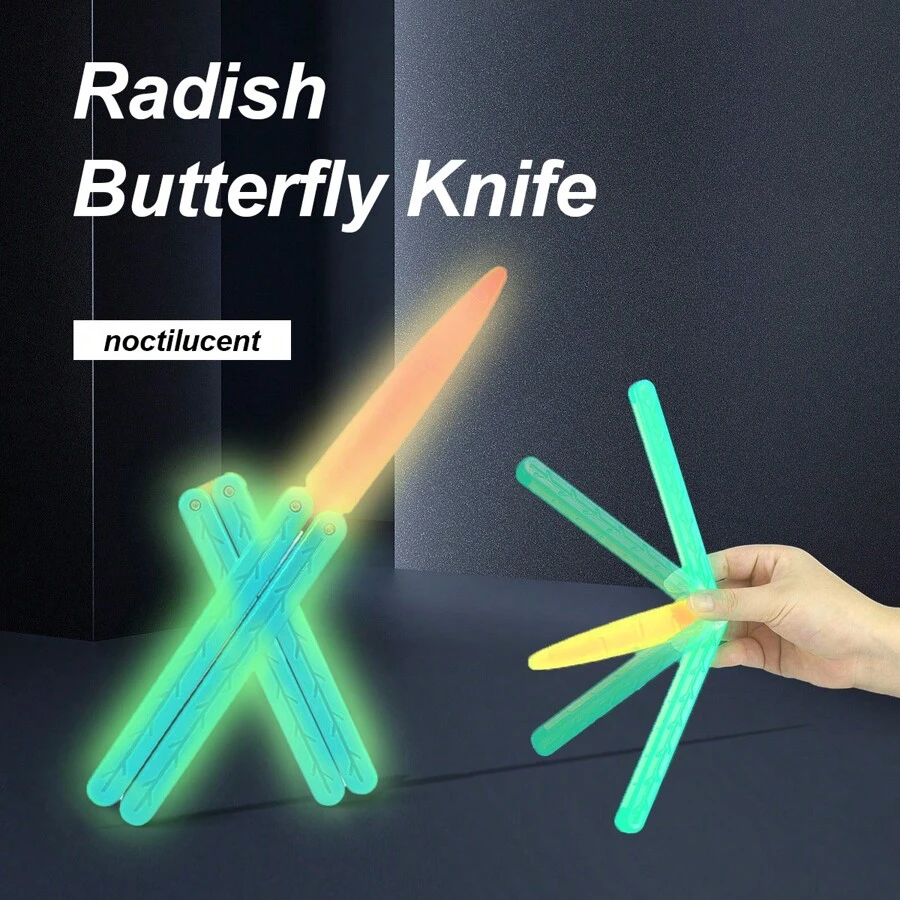 Butterfly Knife, Carrot Knife, Folding Knife, Decompression Toy, Flip ...