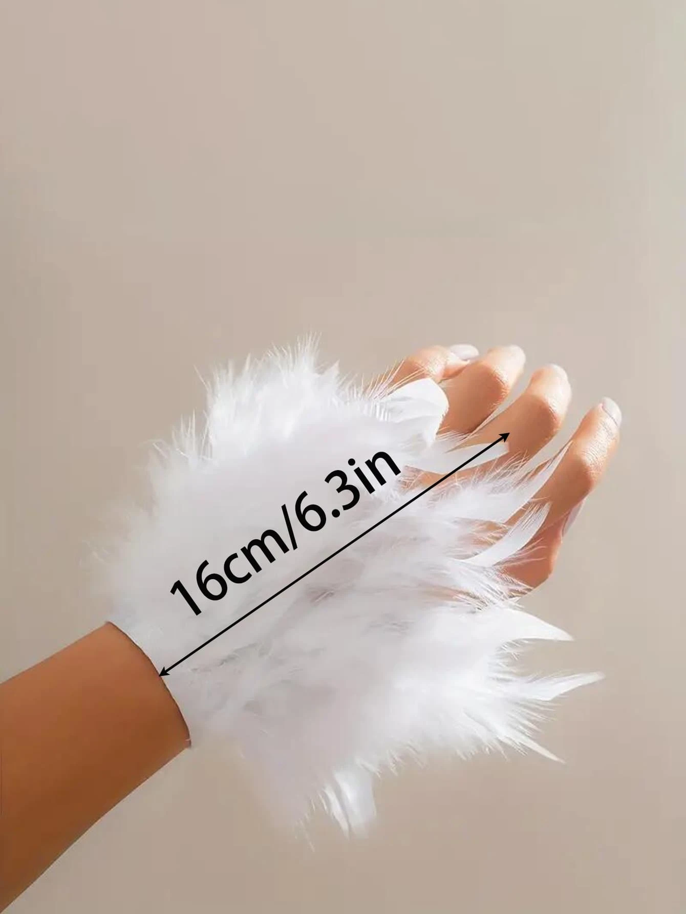 1pc Bohemian Style Women Artificial Feather Cuff Bracelet - Elegant ...