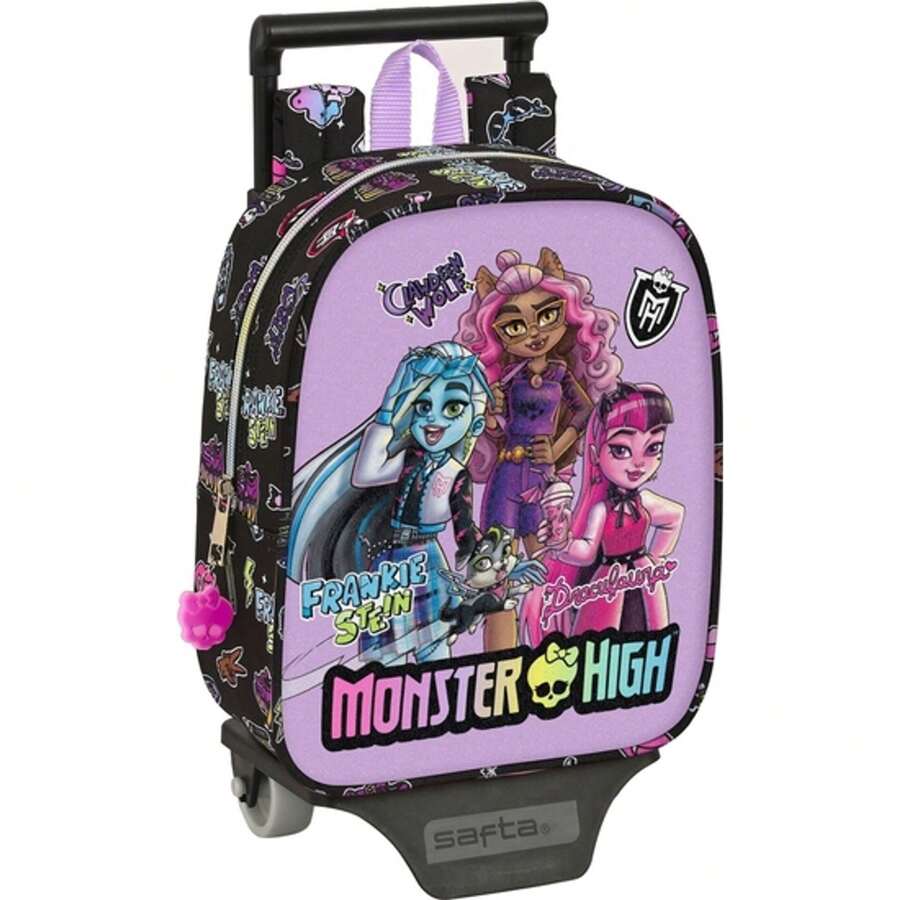 Monsters High MOCHILA CON CARRO 805 MONSTER HIGH "CREEP" - Mochila Con ...