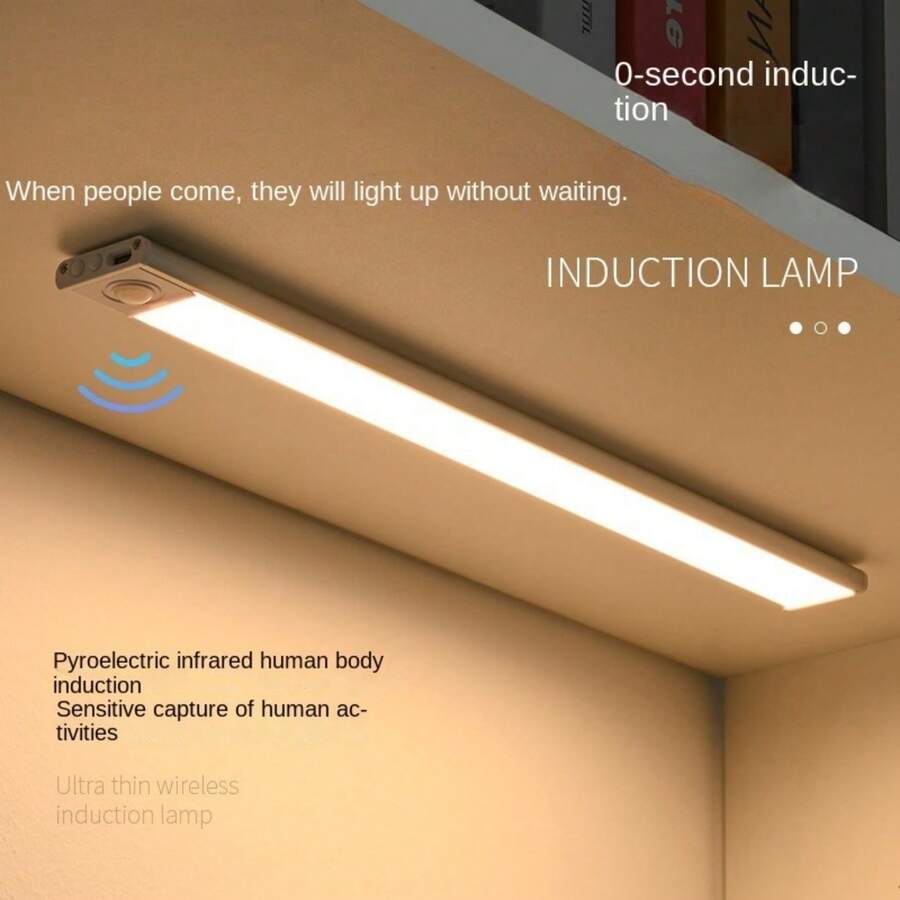 Ultra-Thin Smart LED Motion Sensor Light, Rechargeable Magnetic ...