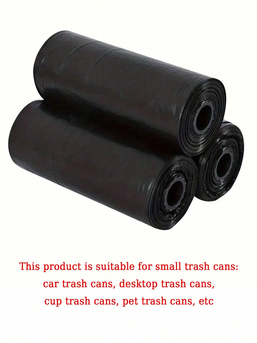 Four Roll Car Trash Bags (60 Pcs), Premium Mini & Small Trash Bags ...
