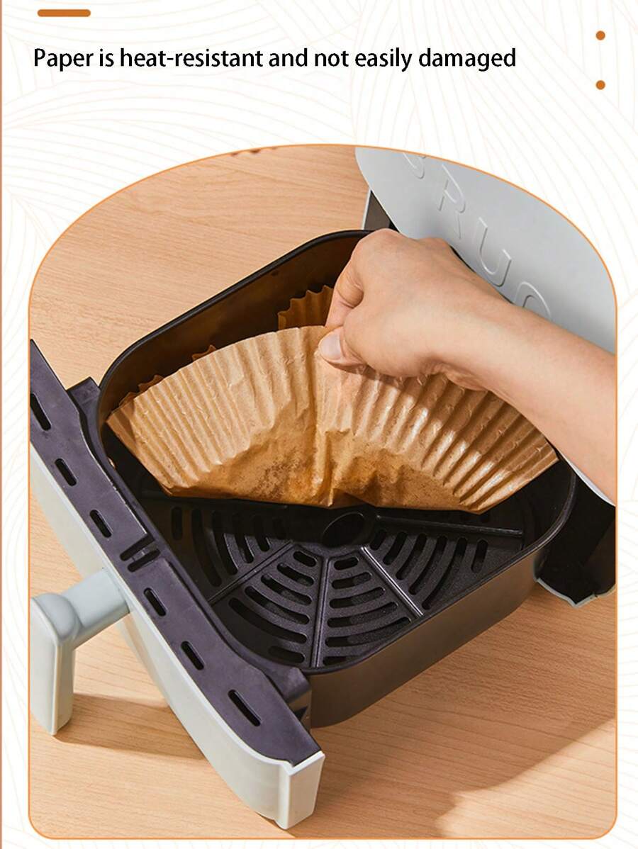 Air Fryer Parchment Paper, BBQ Baking Greaseproof Paper, Clean ...