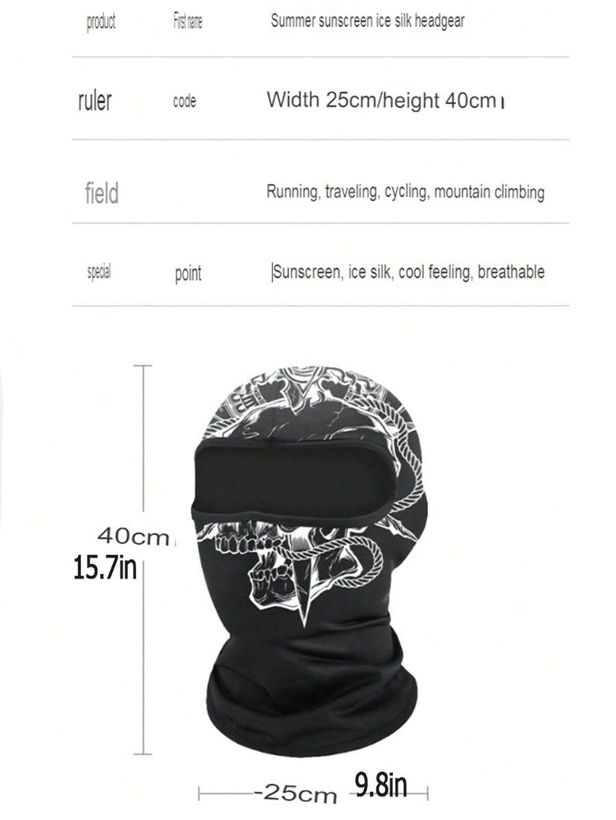 UV Protection Ski Mask For Men - Full Face Cover Balaclava For Outdoor ...