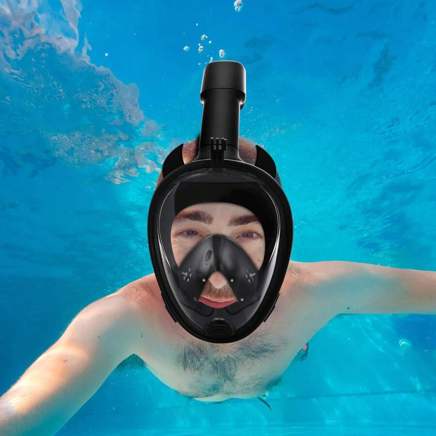 Sports Underwater Diving Mask Anti-Fog Anti-Leak Diving Mask For Adult ...
