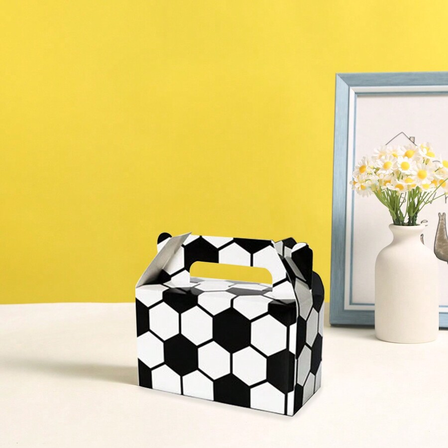 10pcs Soccer Cartoon Party Favors Candy Boxes Chocolate Packaging Paper ...