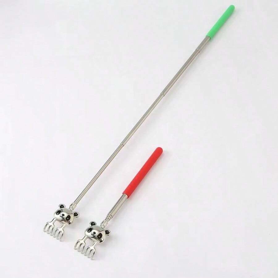 1pc Stainless Steel Extendable Back Scratcher With Double Rows Of Teeth ...